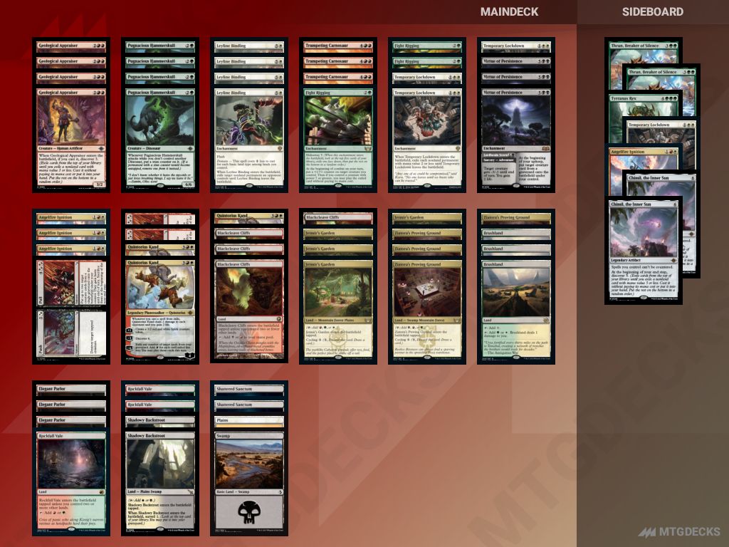 MTG Standard Murders at Karlov Manor 4 Color Discover top decks • MTG DECKS
