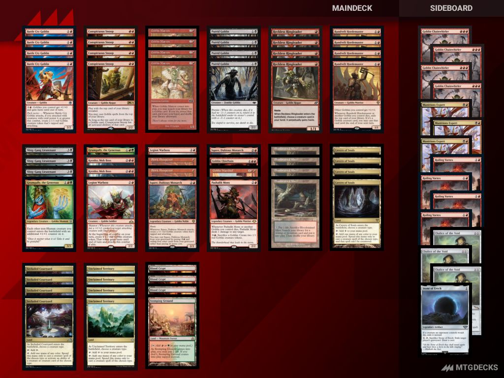 Timeless hybrid goblin deck by huehuehuehhue • MTG DECKS