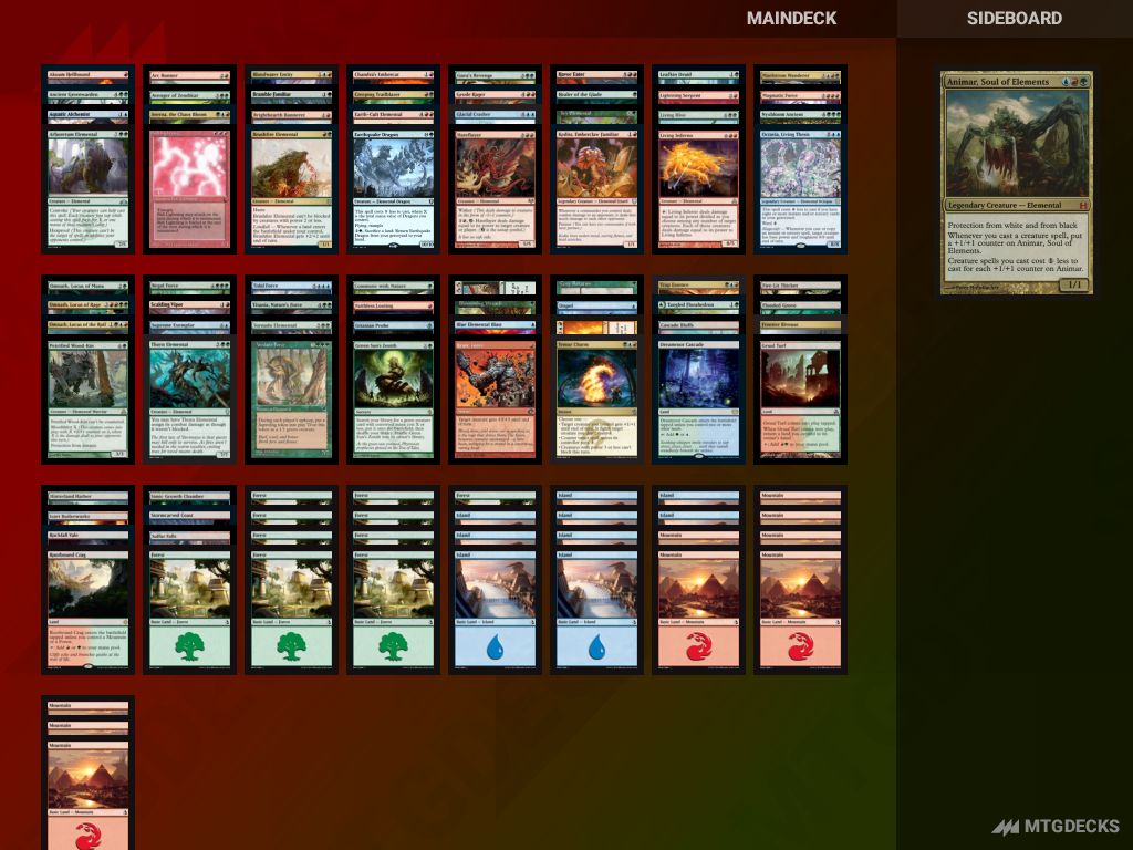 Commander elemental lords deck by Nuro • MTG DECKS