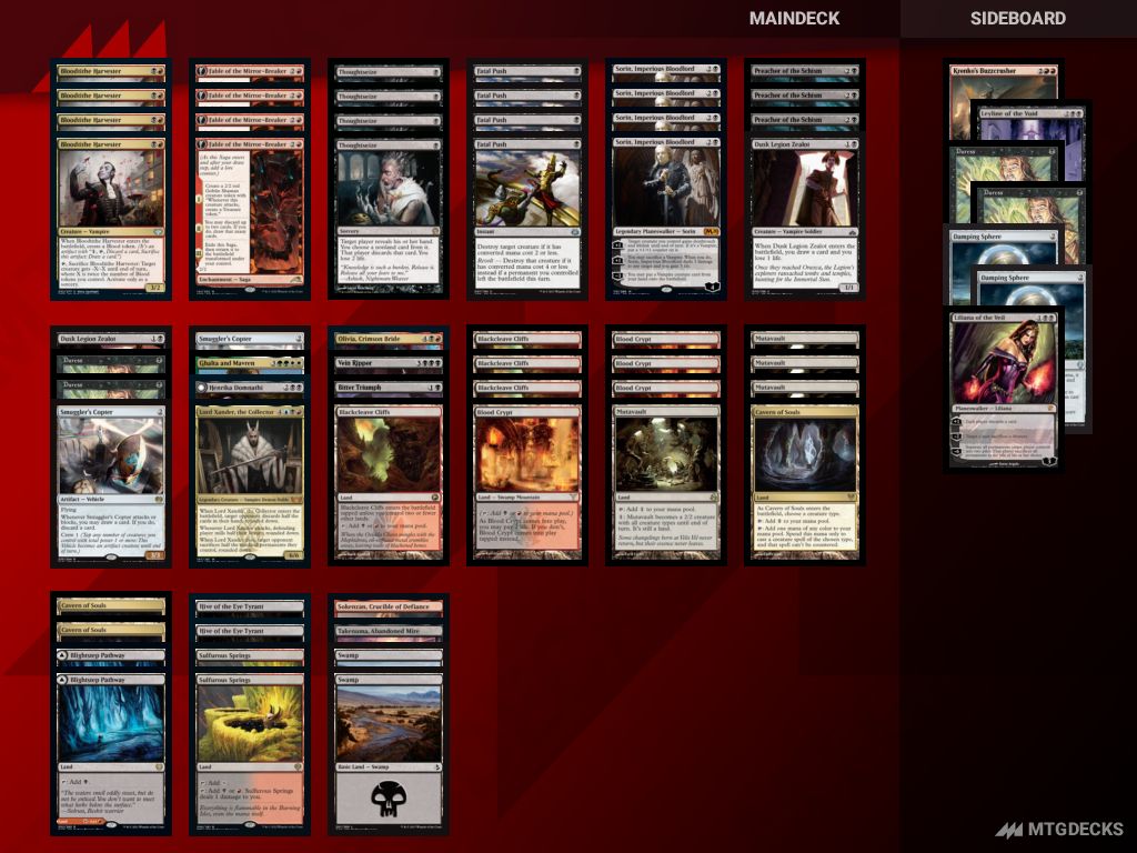Arena Explorer E Rakdos Vampires by SM deck by Lobo Blanco • MTG DECKS