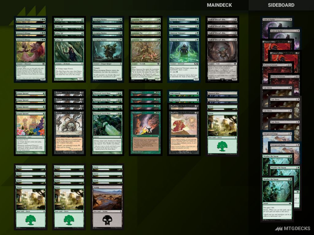 Pauper Golgari Ponza deck by Anderson • MTG DECKS