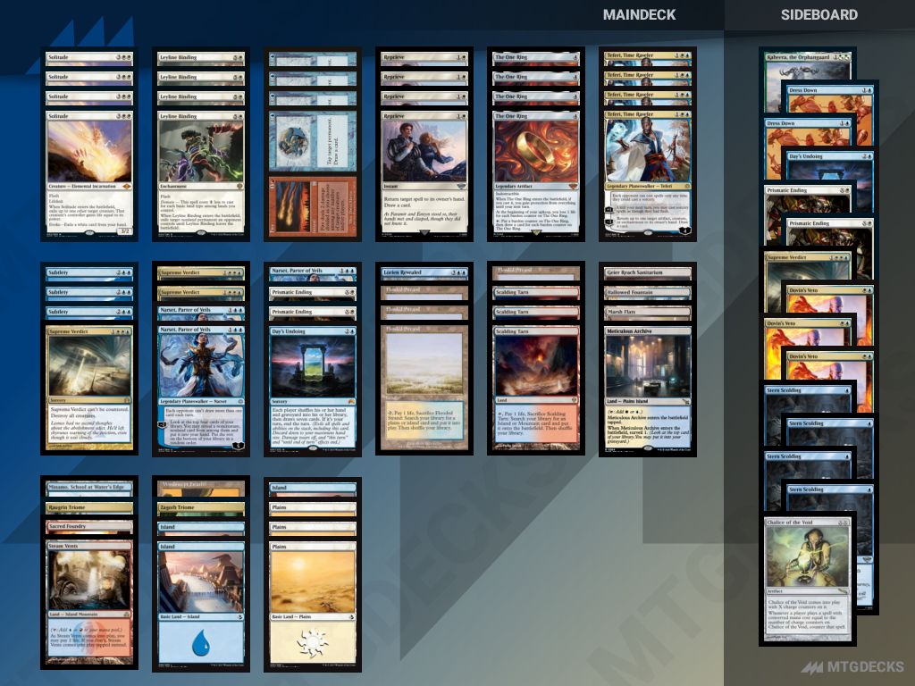 Modern Azorius Control (Kaheera) deck by Tim Hughes • MTG DECKS