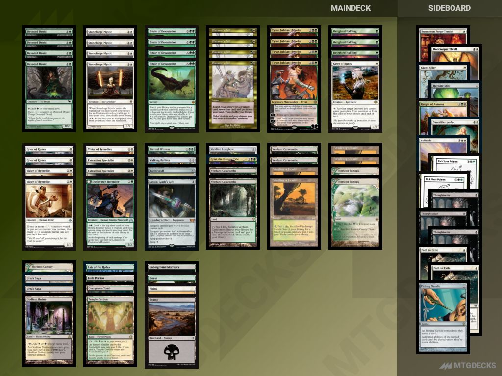Modern Devoted Druid with stoneforge deck by mrtoolshed • MTG DECKS