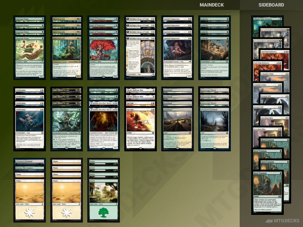 Standard Selesnya Enchantments deck by Glados12 • MTG DECKS