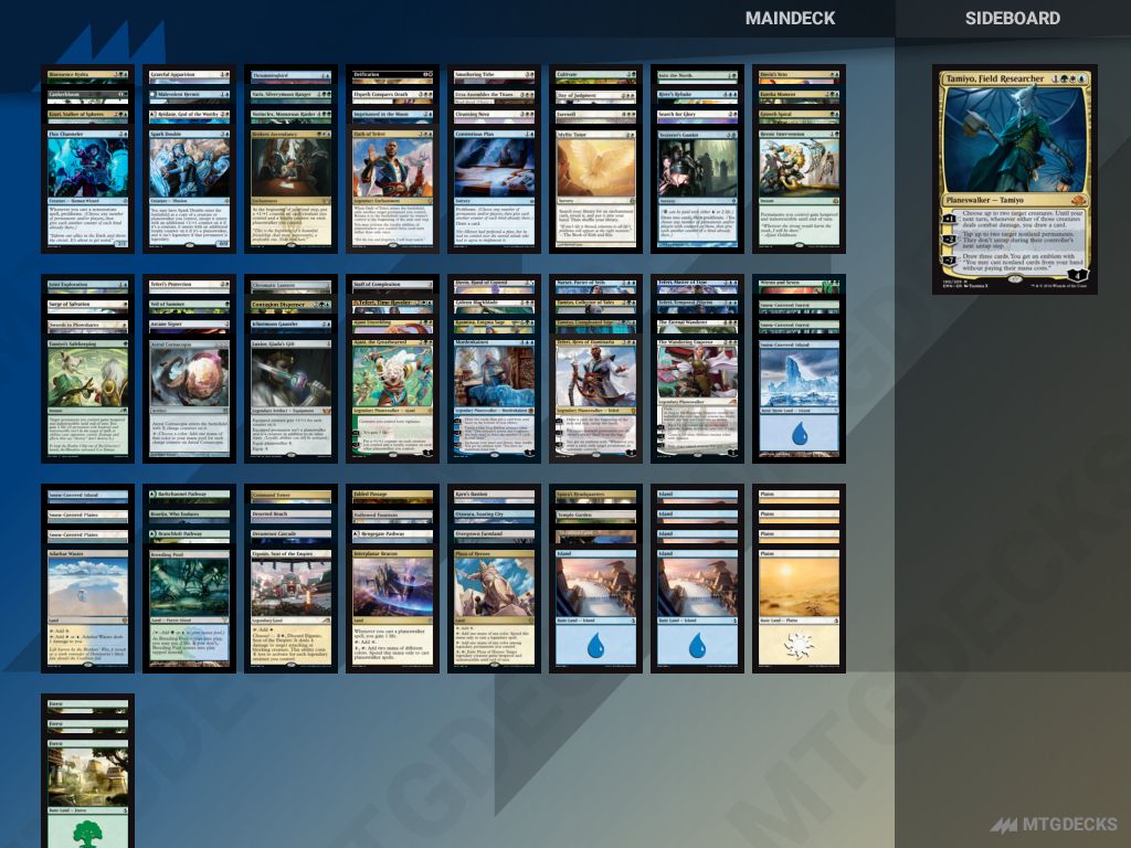Historic-Brawl Tamiyo, Field Researcher deck by MTGA-Assistant-Meta ...