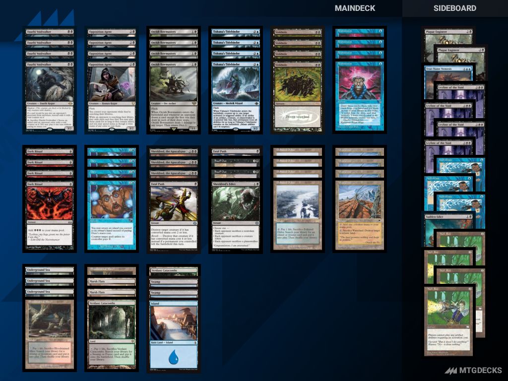MTG Legacy Dimir Flash top decks • MTG DECKS