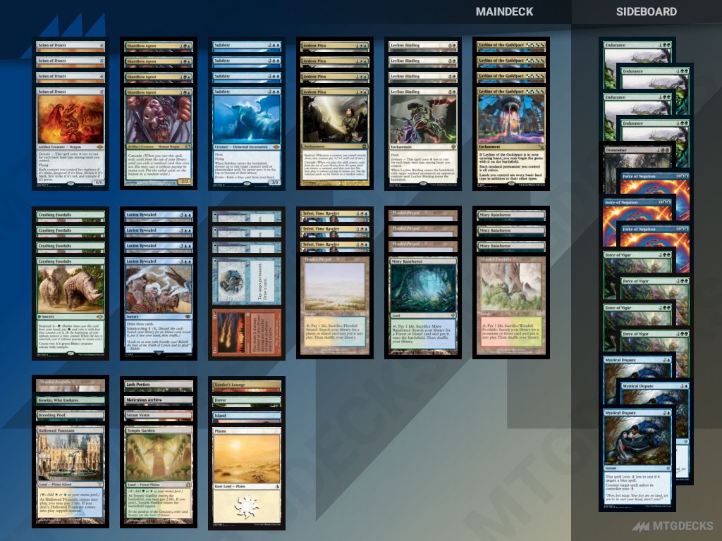 Modern Domain Rhinos POST BAN deck by mike_devo • MTG DECKS
