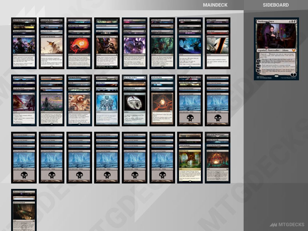 Historic-Brawl Professor Onyx deck by HistoricBrawler • MTG DECKS