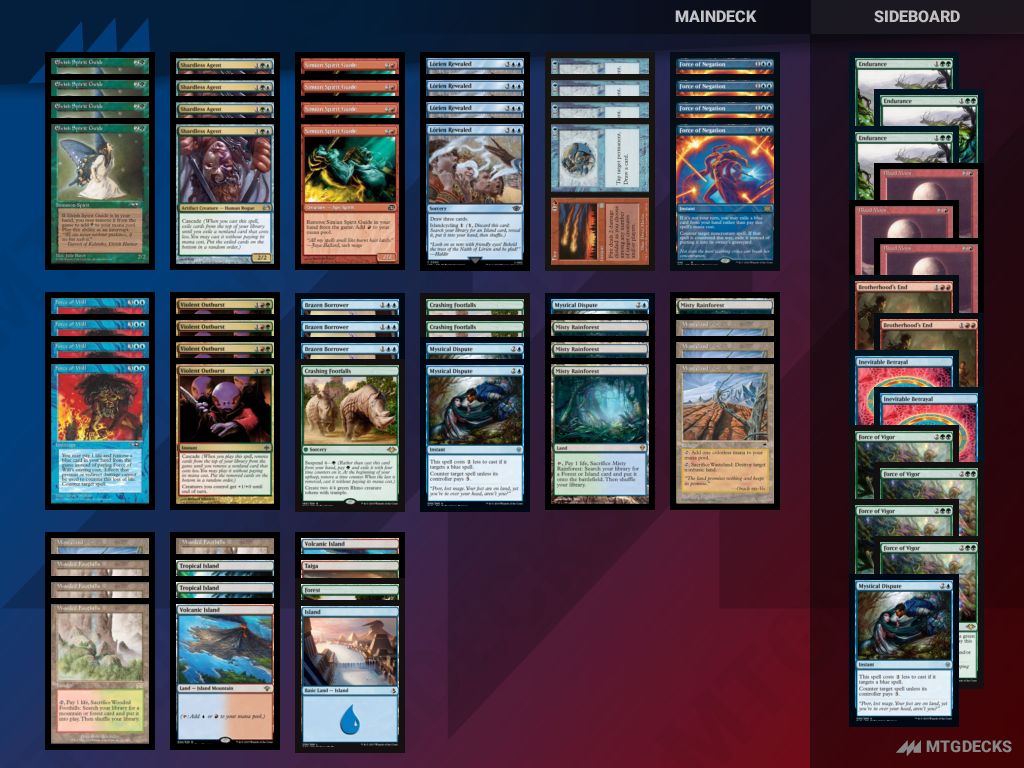 Legacy Temur Cascade deck by CHAR_AZNABLE • MTG DECKS