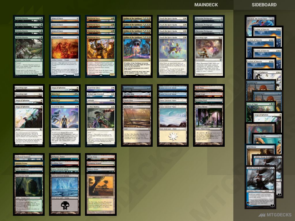 Modern Domain Zoo deck by Otega • MTG DECKS