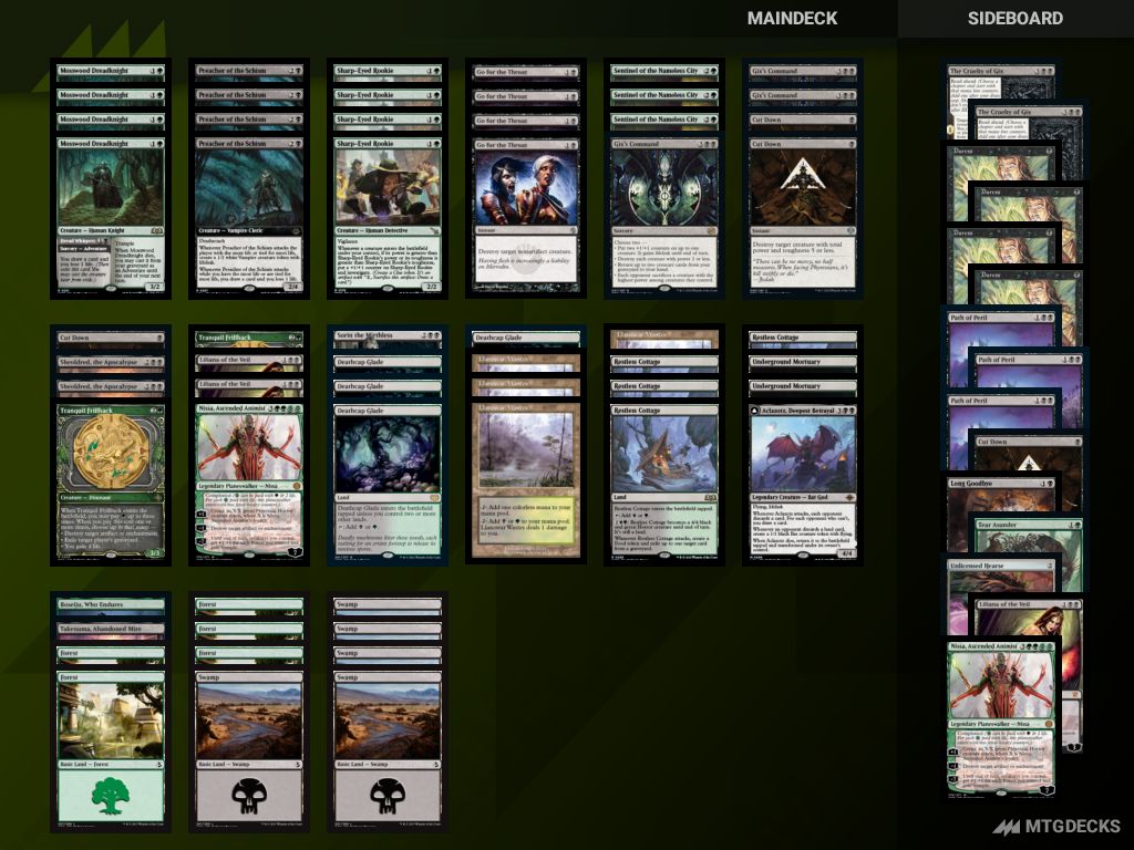 Standard Golgari Midrange deck by sokos13 • MTG DECKS