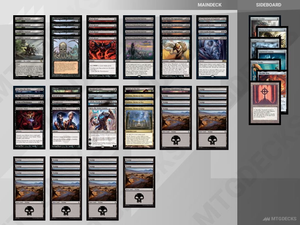 Timeless Mono Black deck by MTGA-Assistant-Meta • MTG DECKS