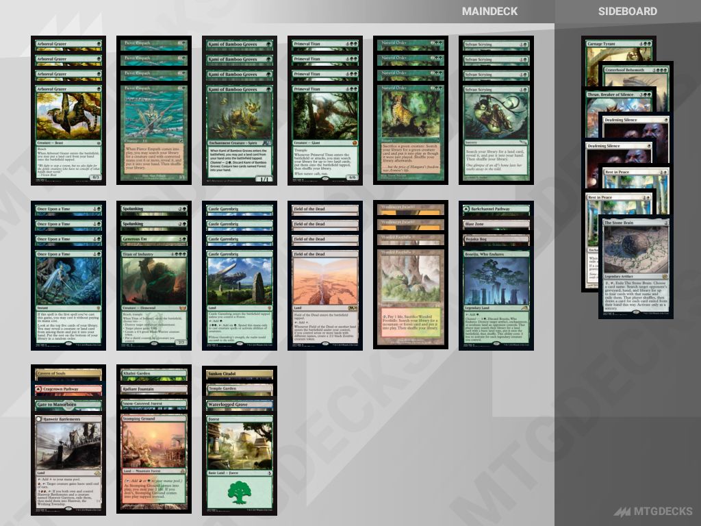 Timeless Mono Green deck by MTGA-Assistant-Meta • MTG DECKS