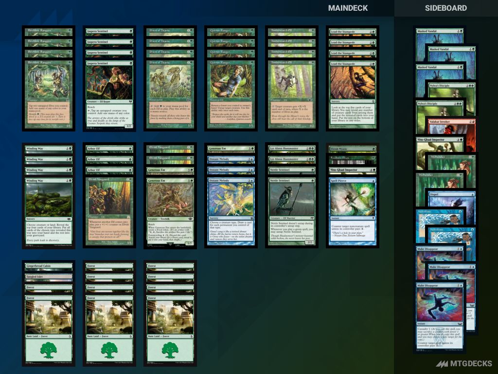 Pauper Elves deck by Makino Takuya • MTG DECKS