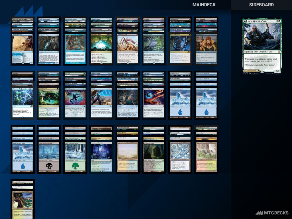 Historic-Brawl Jorn, God of Winter is Coming - Brawl deck by ...