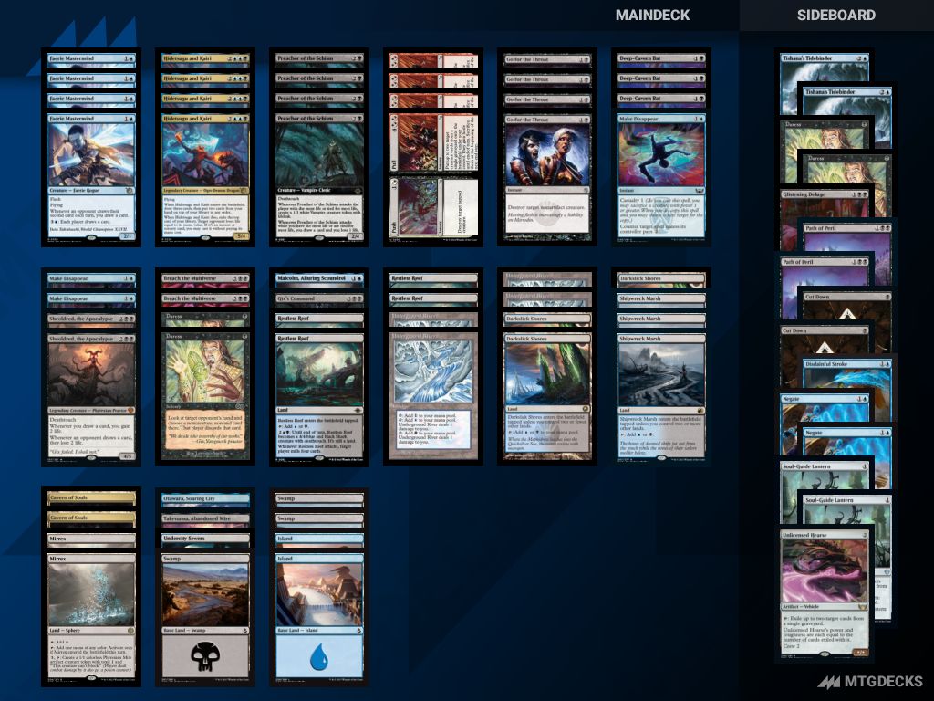 Standard Dimir Midrange deck by Takezawa Ryohei • MTG DECKS