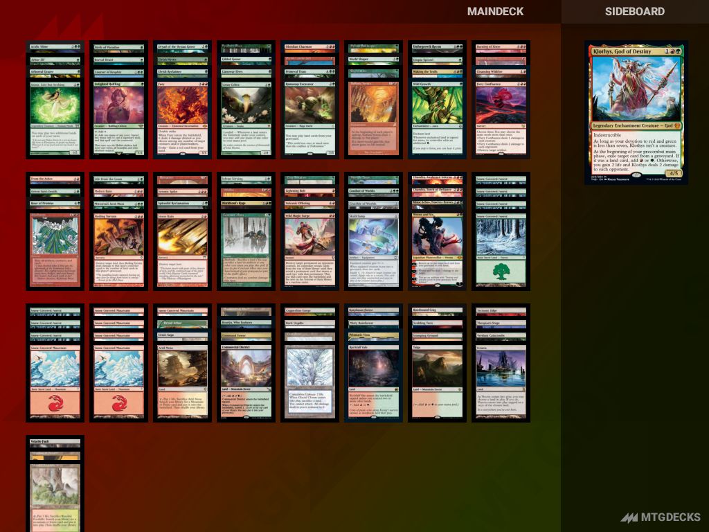 Duel-Commander Klothys Ponza deck by madmage • MTG DECKS