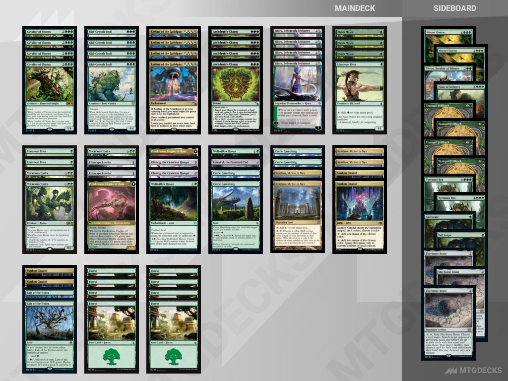 Pioneer Green Devotion deck by Matrs • MTG DECKS