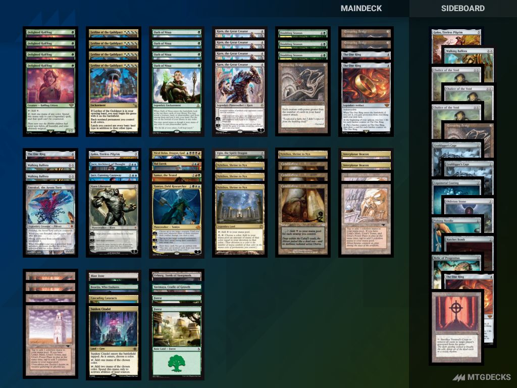 Modern 5 Color Superfriends deck by tron_walker • MTG DECKS