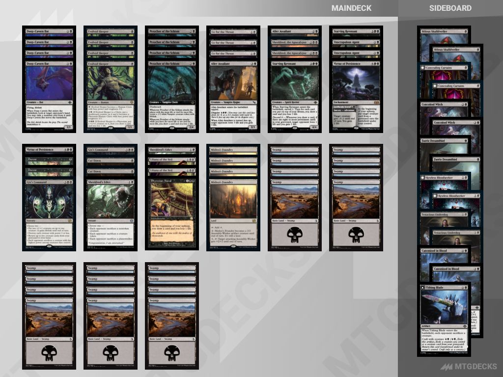 Arena Standard Black deck by krieg_sieg • MTG DECKS