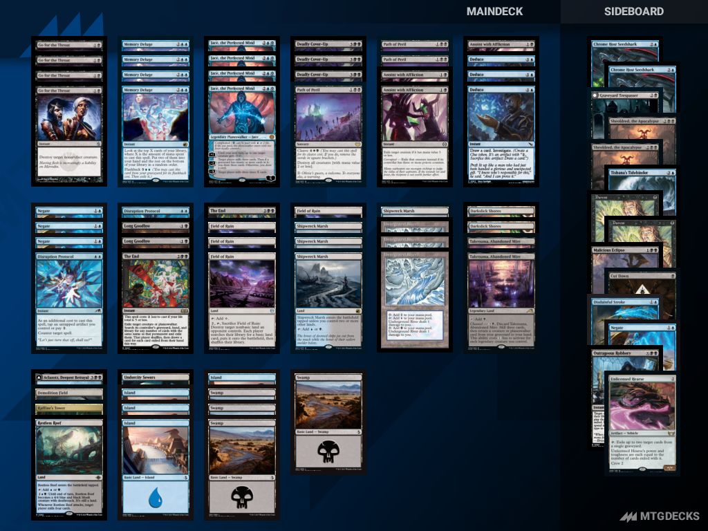 Standard UB Control deck by Masukado kenta • MTG DECKS