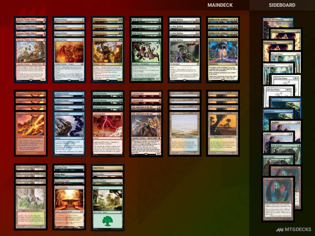Modern Domain Zoo deck by Nico Tetzlaff • MTG DECKS