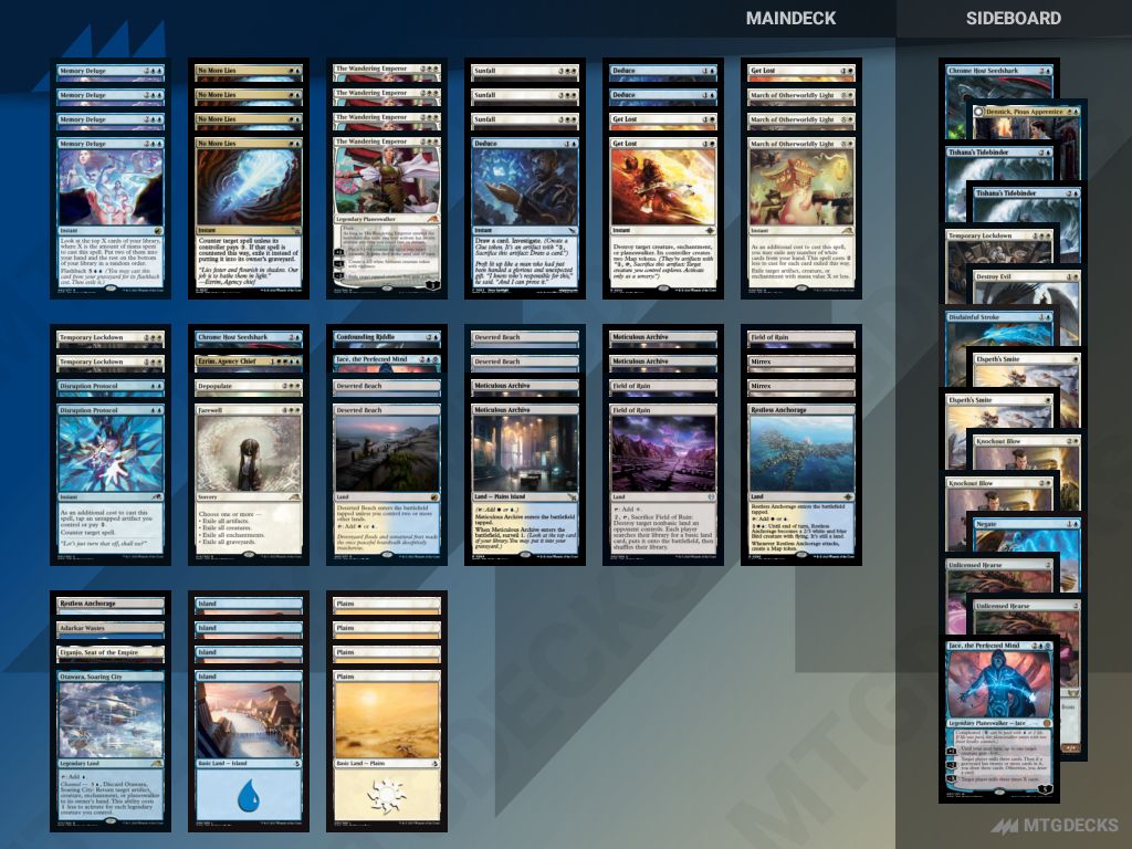 Standard Azorius Control deck by DanielALoureiro86 • MTG DECKS