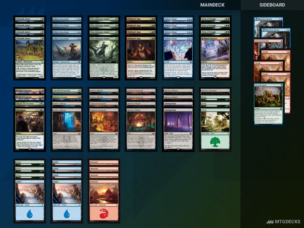 Arena Standard Chronic Land deck by sims • MTG DECKS