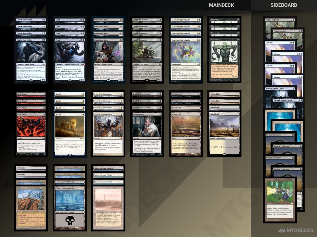 Legacy BW Ephemerate deck by MathiasHardStyle • MTG DECKS