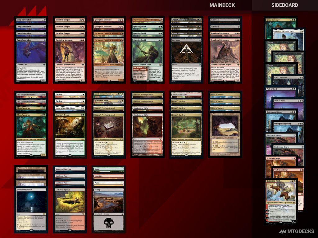 MTG Standard Murders at Karlov Manor 4 Color Pia top decks • MTG DECKS