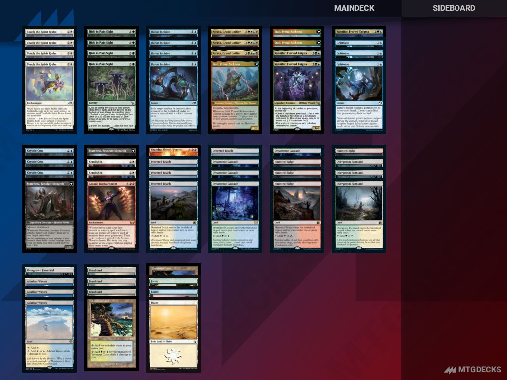 Arena Standard Five-Color Creativity deck by ClaraSylke • MTG DECKS
