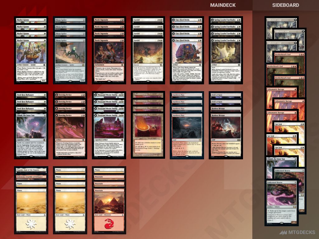 MTG Standard Murders at Karlov Manor Boros Craft top decks • MTG DECKS
