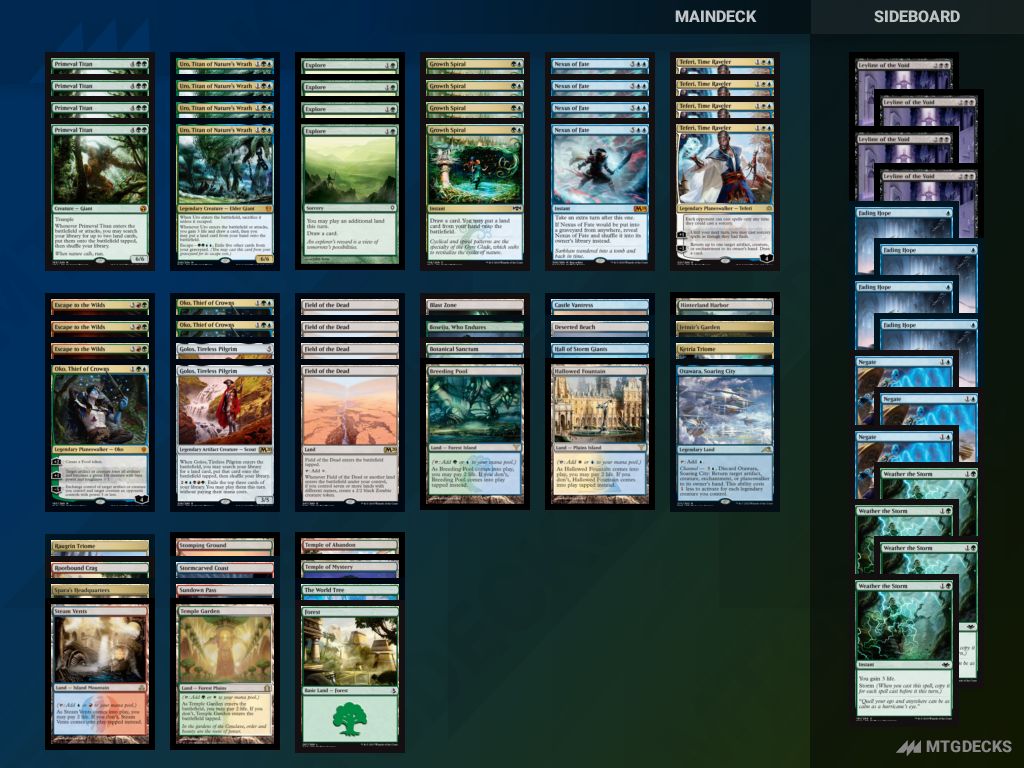 Timeless [T] 4-Color Field deck by dexz84 • MTG DECKS
