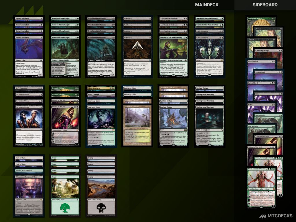 Standard Golgari Midrange deck by JihyoStanAccount • MTG DECKS