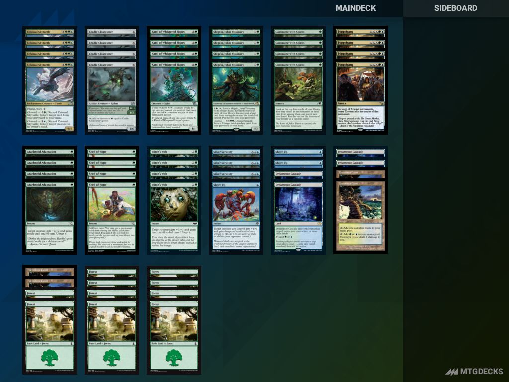 Standard Standard Simic infinite Doppelganger Clearcut deck by mojoe ...