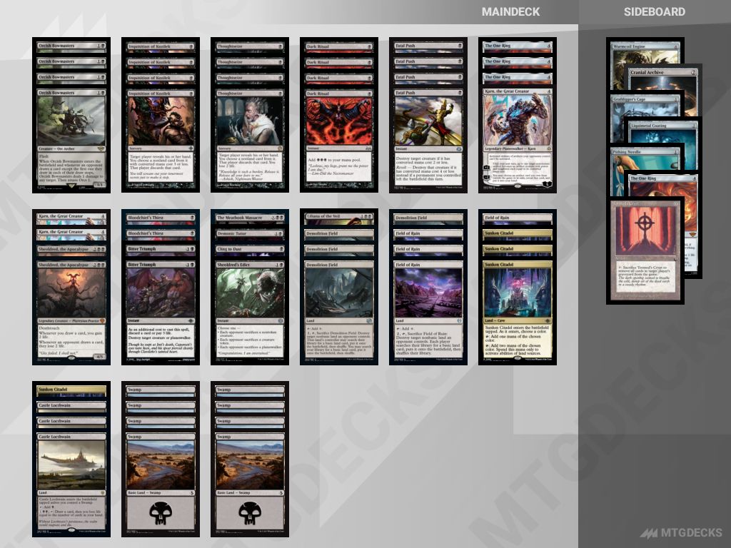 Timeless Mono Black deck by MTGA-Assistant-Meta • MTG DECKS