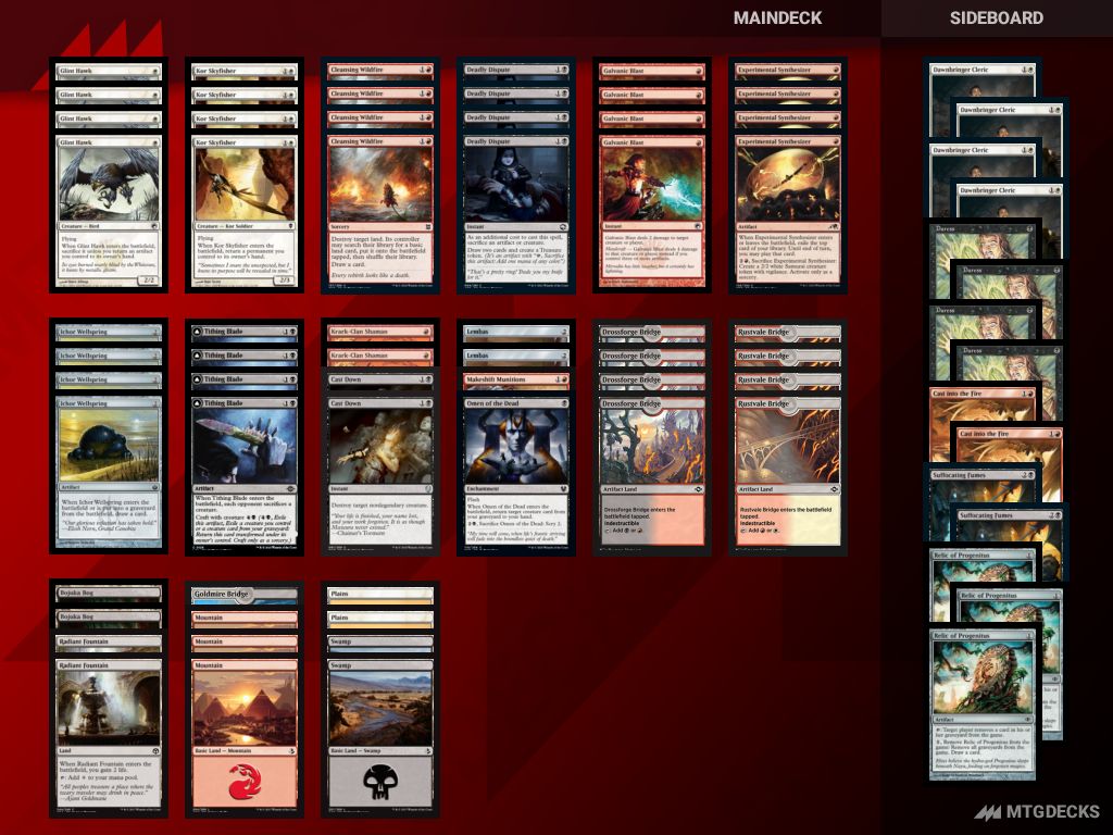 Pauper Mardu Metalcraft deck by IvernOP • MTG DECKS