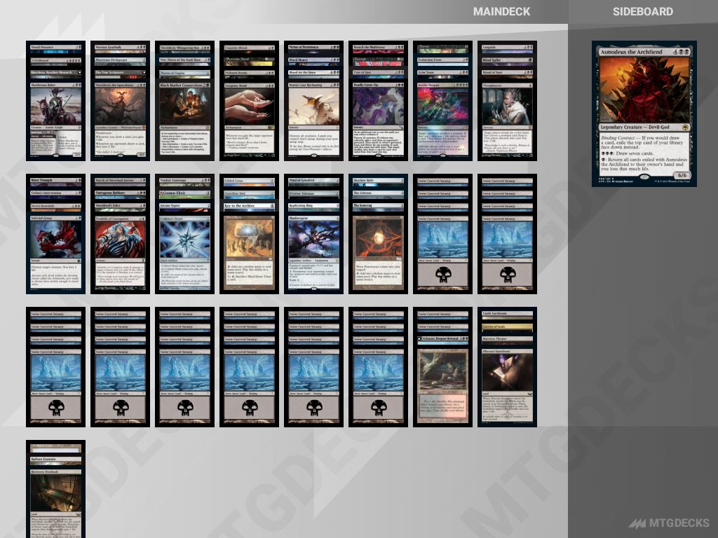 Historic-Brawl Asmodeus the Archfiend deck by HistoricBrawler • MTG DECKS