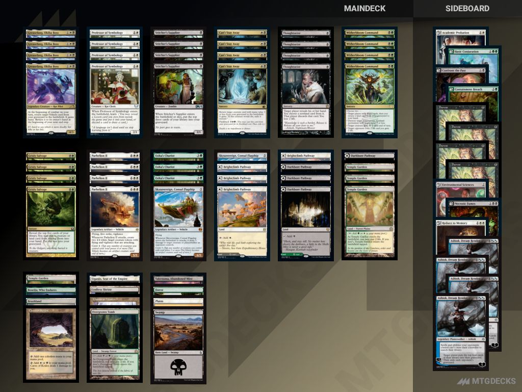 Arena Explorer E Abzan Greasefang deck by Lobo Blanco • MTG DECKS
