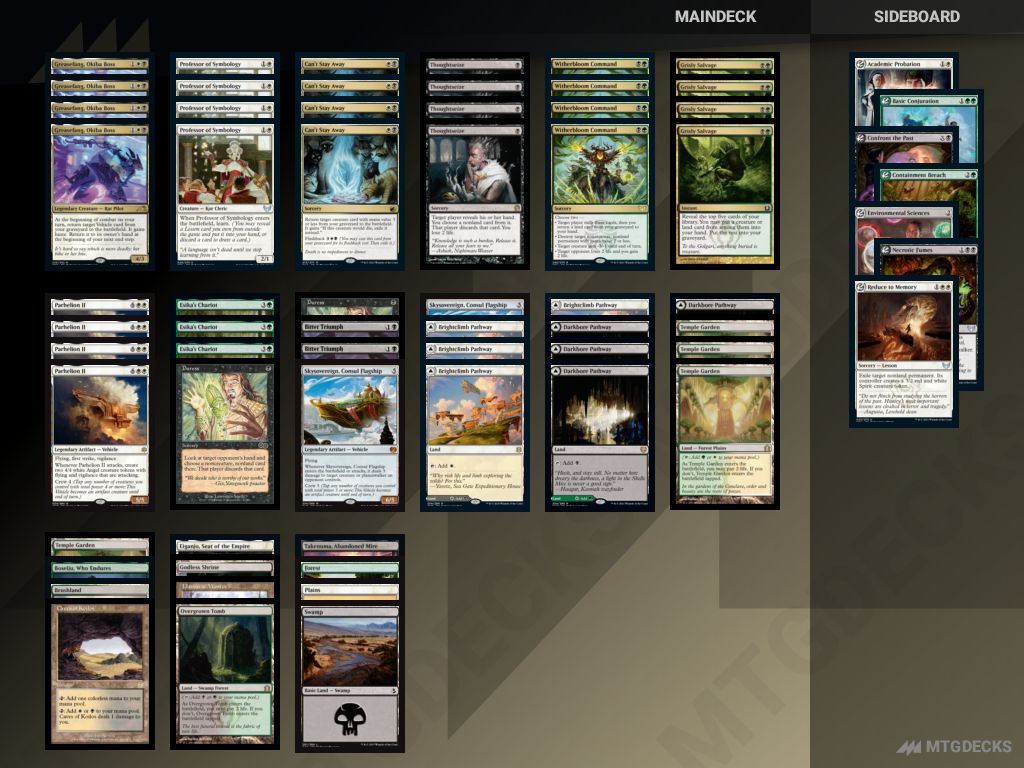 Arena Explorer E Abzan Greasefang deck by Lobo Blanco • MTG DECKS