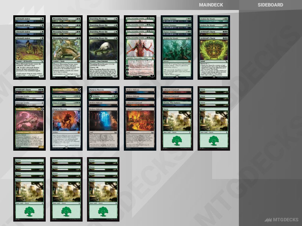 Arena Standard MKM Mono Green Big Ol' Ramp deck by SeabassP • MTG DECKS