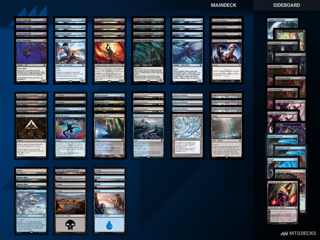 Standard Dimir Midrange deck by indianpancake • MTG DECKS