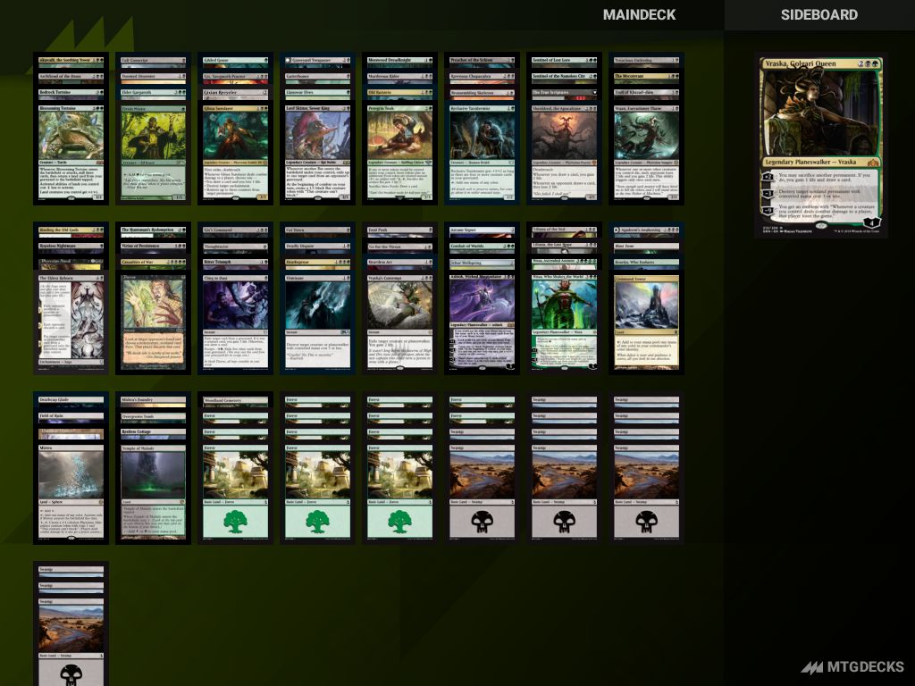 Historic-Brawl Vraska, Golgari Queen deck by MTGA-Assistant-Meta • MTG ...