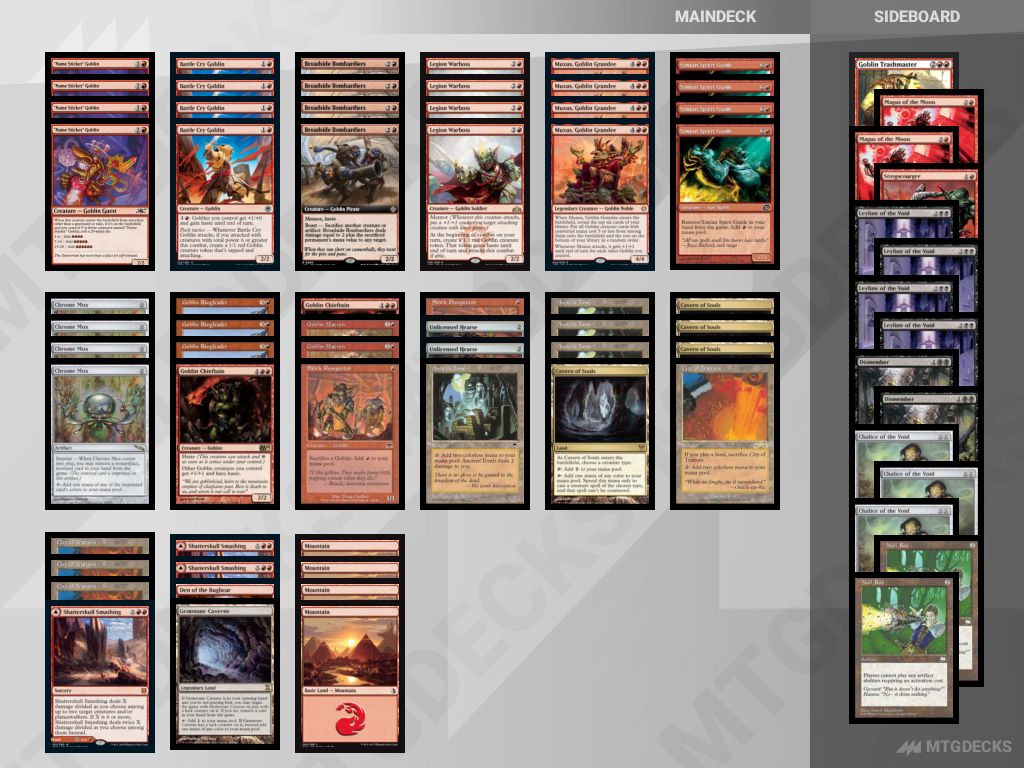 Legacy Goblins deck by samus_ssp • MTG DECKS