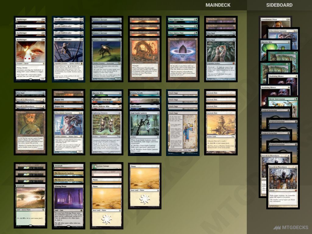 Legacy Painter Grindstone deck by oskiyaa • MTG DECKS