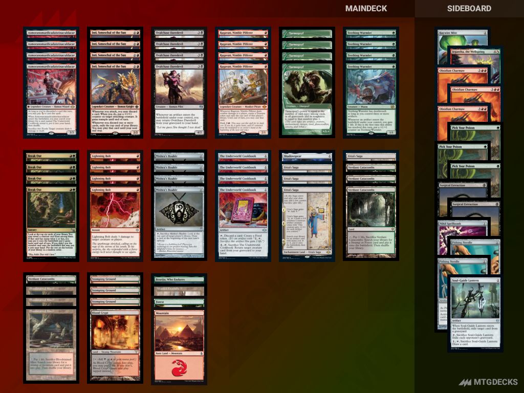 Modern Asmo Food deck by Sawamoto Naoki • MTG DECKS
