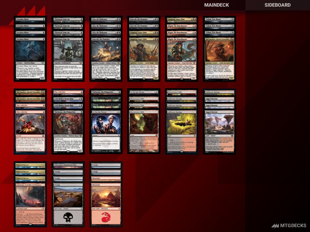 Standard Deck deck by Creative_Combos • MTG DECKS