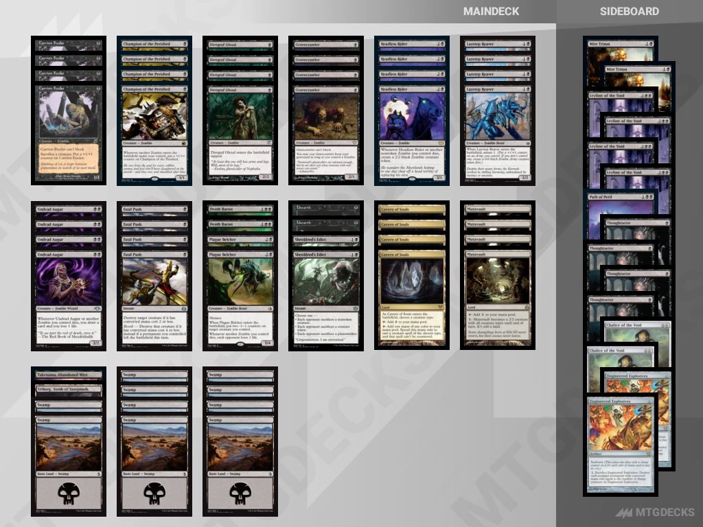MTG Modern Zombies top decks • MTG DECKS