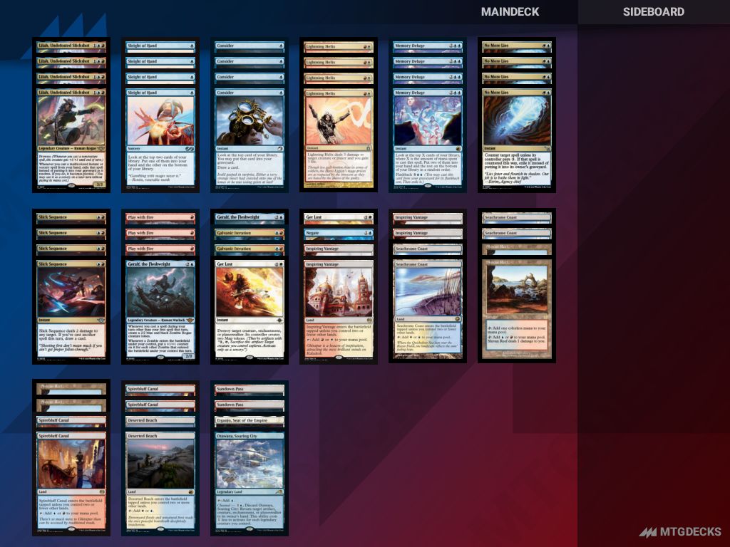 MTG Standard Outlaws of Thunder Junction Jeskai Lilah top decks • MTG DECKS