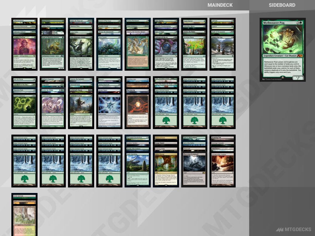 Historic-Brawl Mythweaver Poq Ultimate List deck by bee_zlee • MTG DECKS